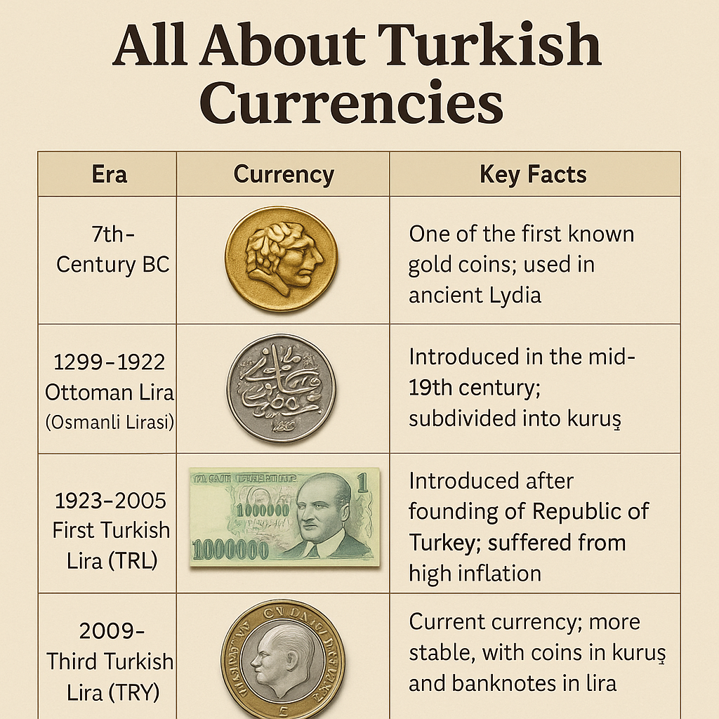 All About Turkish Currencies: From Ancient Coins to the Modern Lira ...